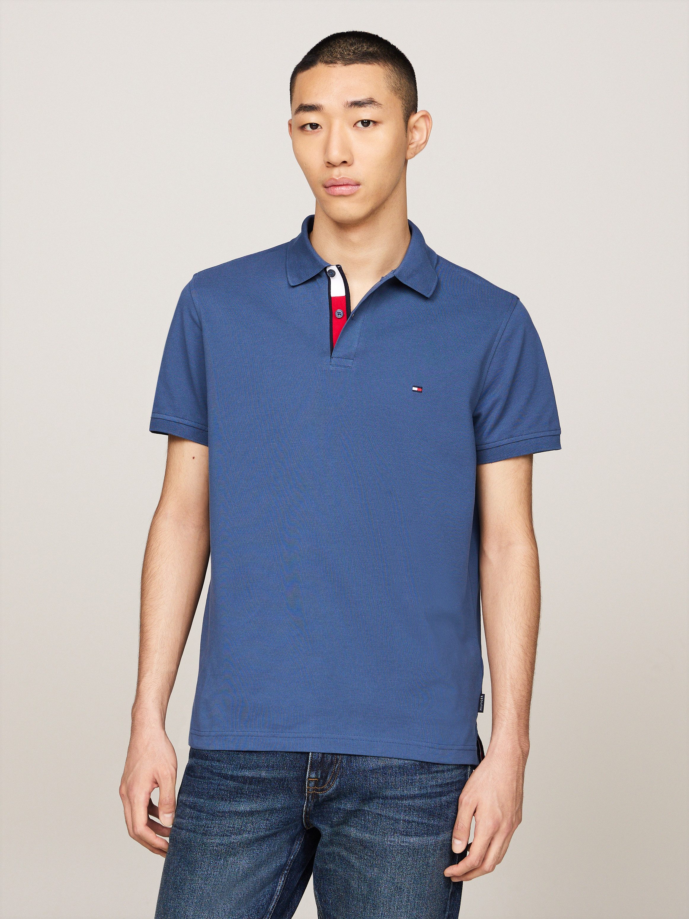 Tommy Hilfiger Poloshirt Flag Under Placket Reg Polo